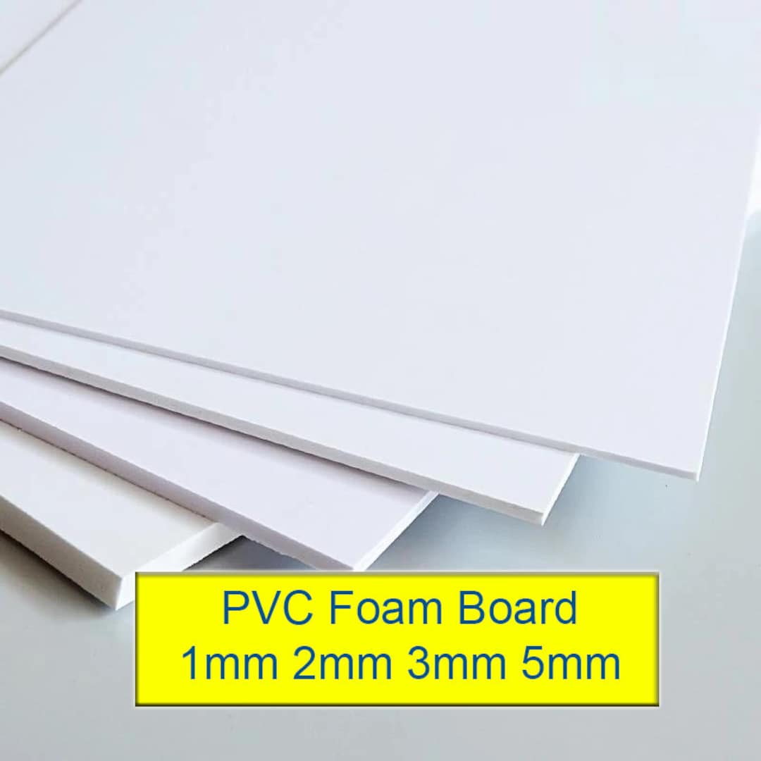 2mm PVC Foam Board for Craft Hobby, Model Making, Outdoor Signs. Model ...