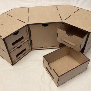 Designing the Perfect Craft Room, Incorporating a Modular Corner Drawer ...