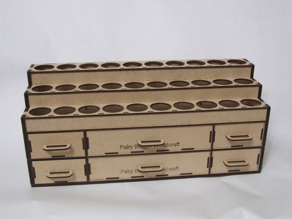 30 Pot Paint Stand 36mm With Drawers for Craft and Model | Etsy UK