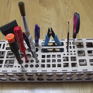 Crafting Worktop Tool Storage Rack - Etsy