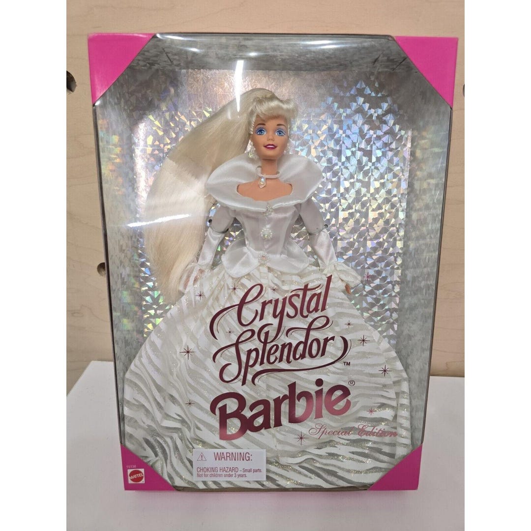 Vintage Crystal Splendor Barbie Doll in Box - Etsy