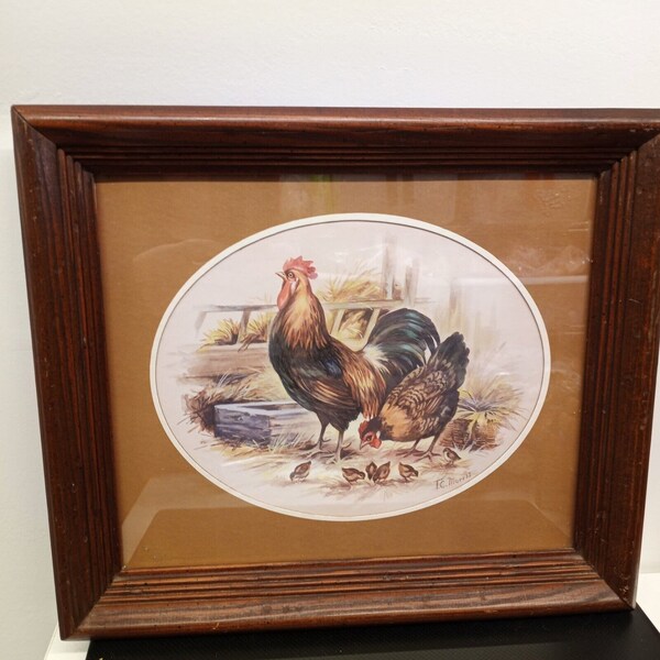 Rooster Framed Art - Etsy