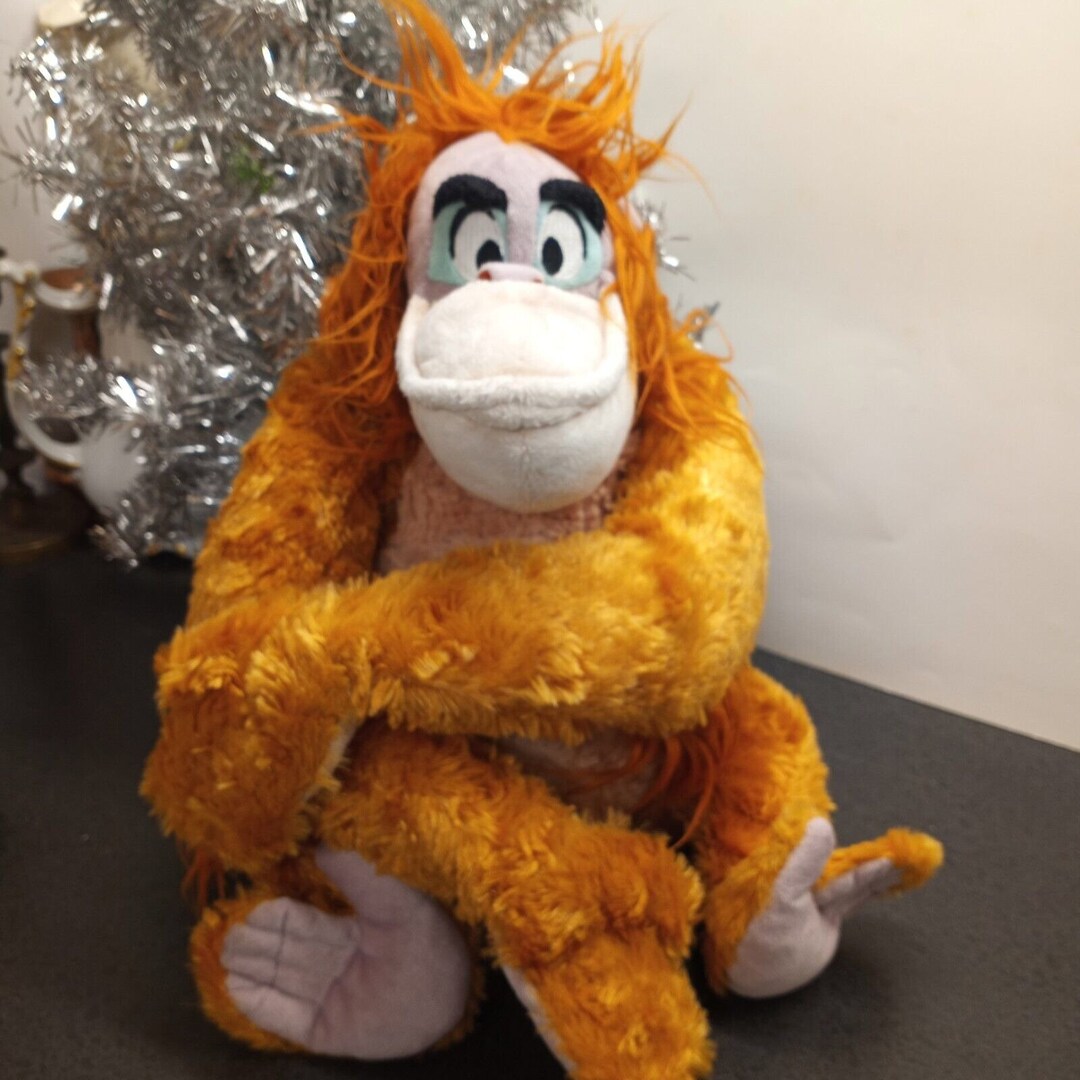 Disney the Jungle Book Louie Stuffed Animal Plush Toy. Orangutan Monkey ...