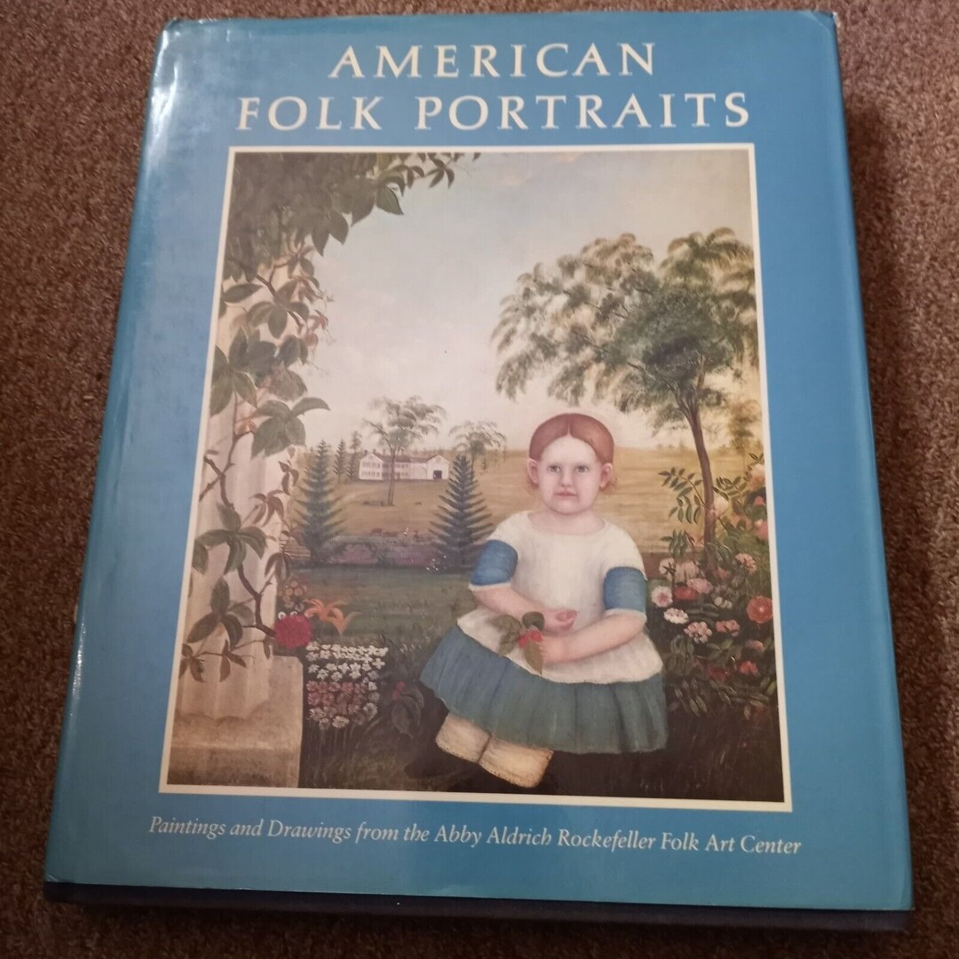 Vintage American Folk Portraits Hardcover Art Book Painting - Etsy