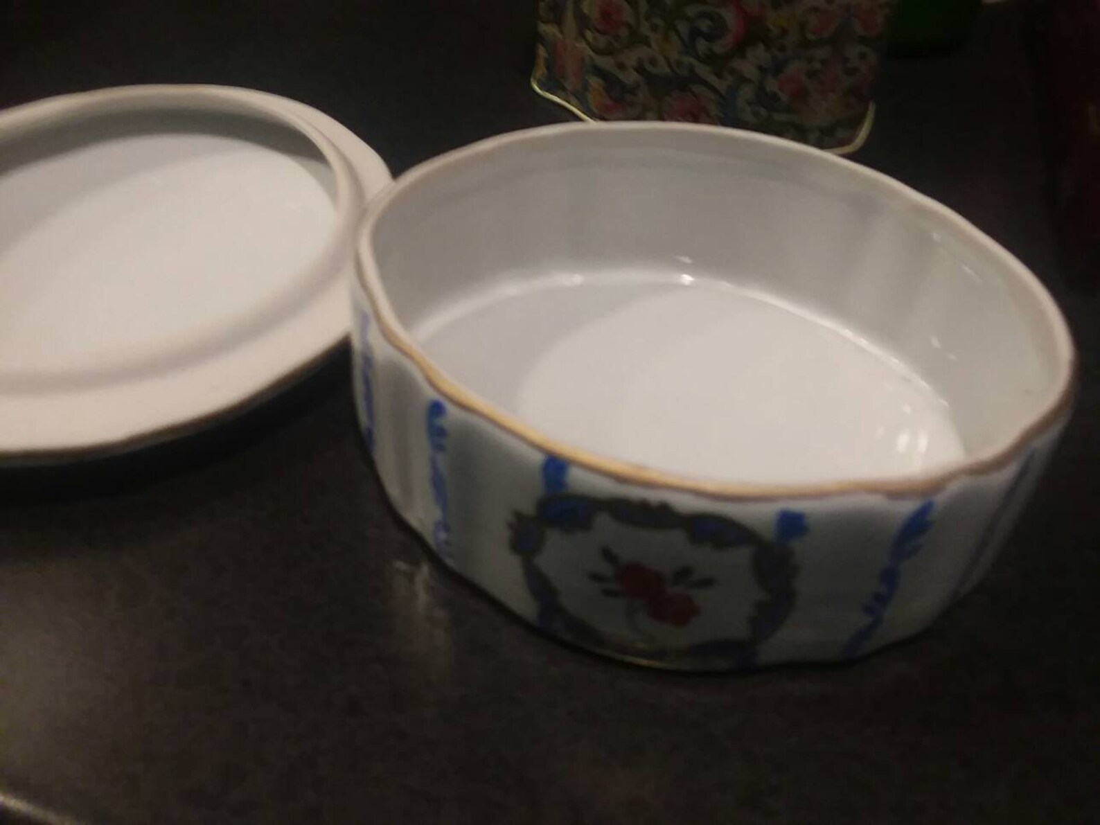 Vintage Porcelain Trinket Box With Lid. Mother's Day Gift. - Etsy