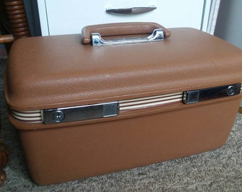 Brown Train Case - Etsy