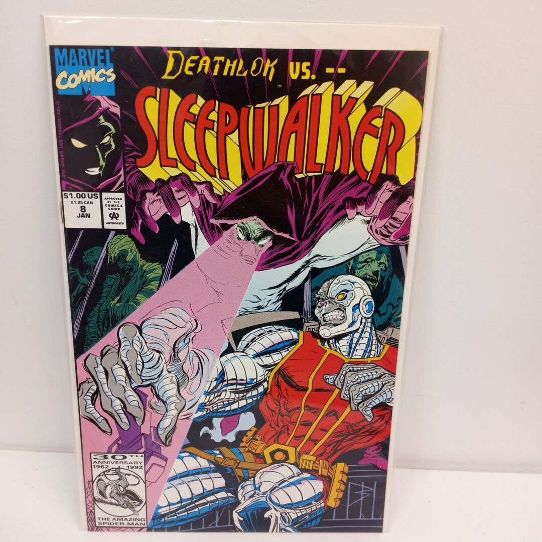 Vintage Marvel Comic Deathlok Vs. Sleepwalker Comic Book 30th Anniversary - Etsy