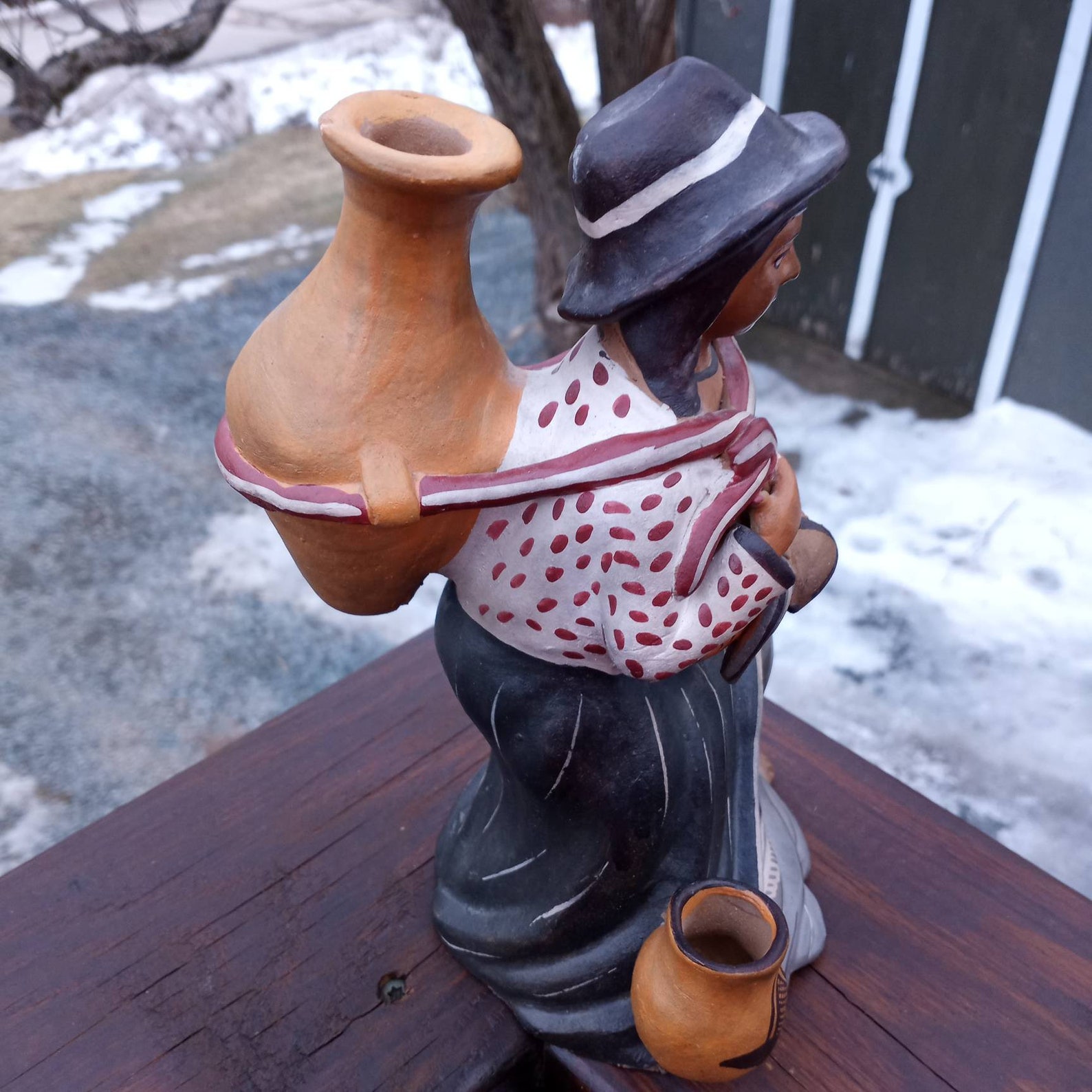 Handcrafted Terra Cotta Woman Mother Nursing Child Clay - Etsy