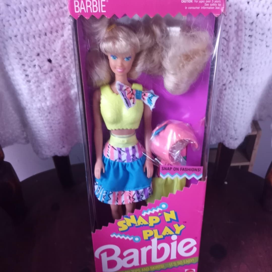 Vintage Snap N Play Barbie Doll Mattel Hard to Find Collectible ...