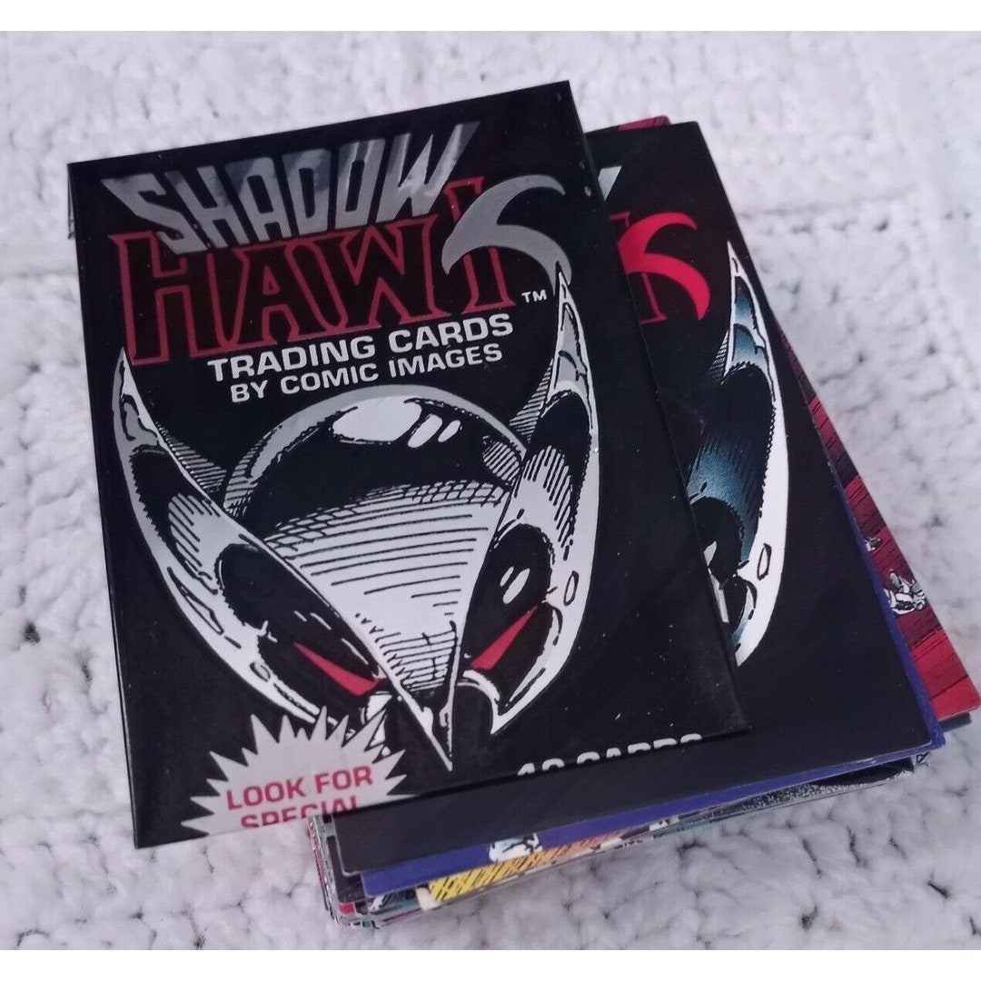 Vintage Shadow Hawk Comic Book Images Trading Cards. 1992 - Etsy