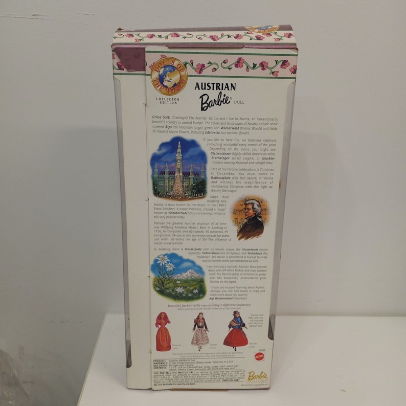 Beautiful Vintage Austrian Barbie Doll. Dolls of the World Collection ...