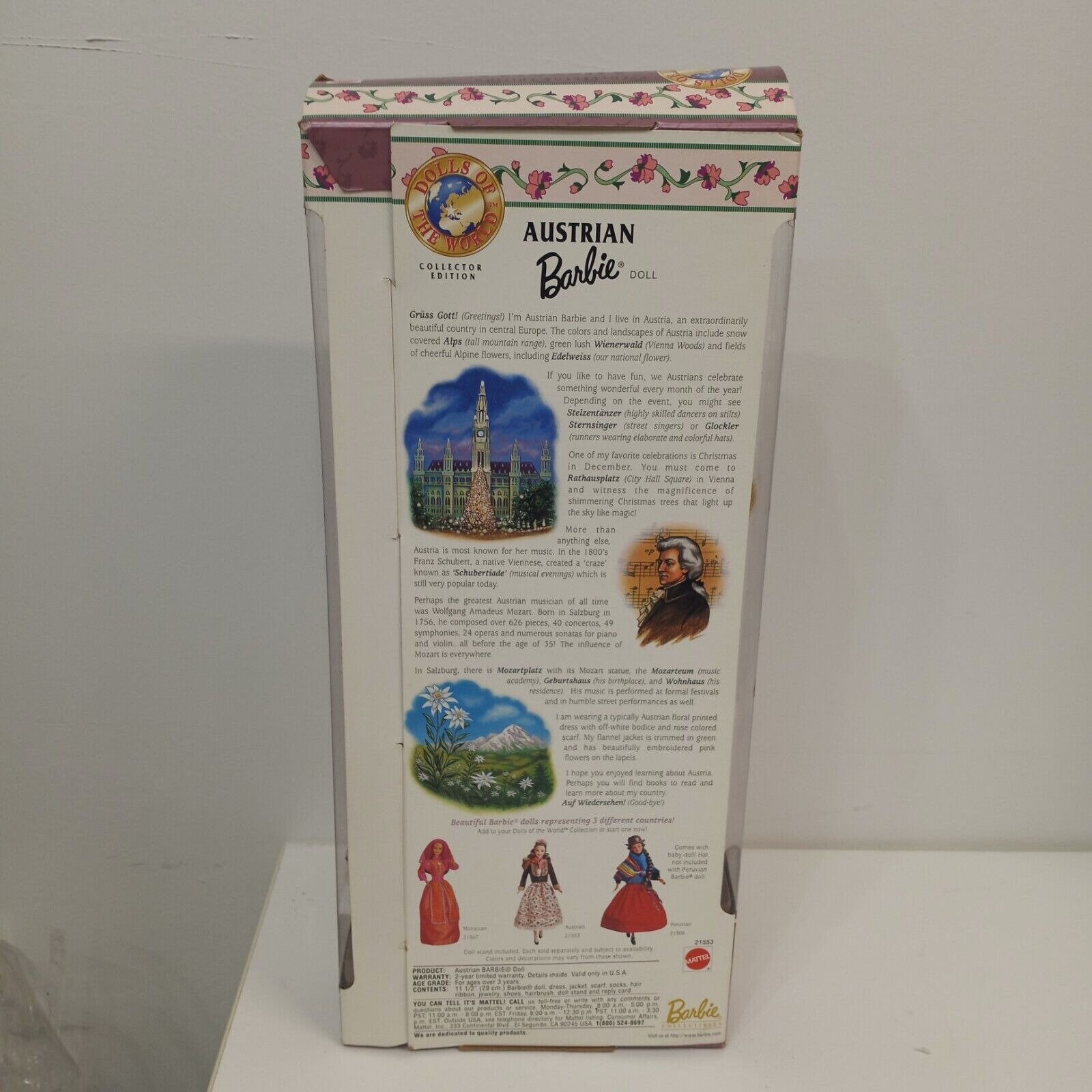 Beautiful Vintage Austrian Barbie Doll. Dolls of the World Collection ...