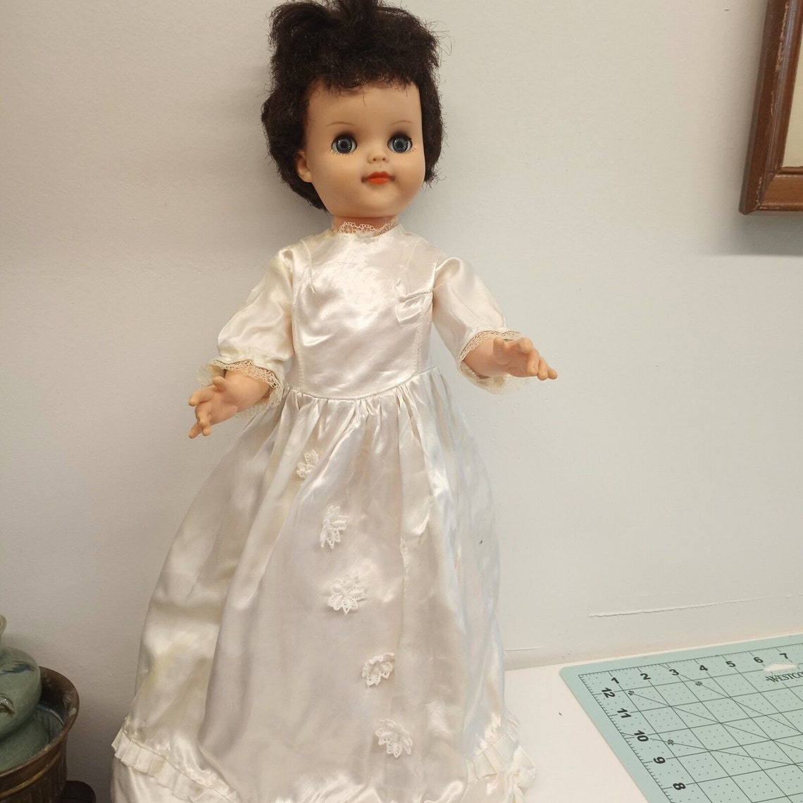 Beautiful Vintage Baby Doll in White Dress. Communion Bride Dolls. - Etsy