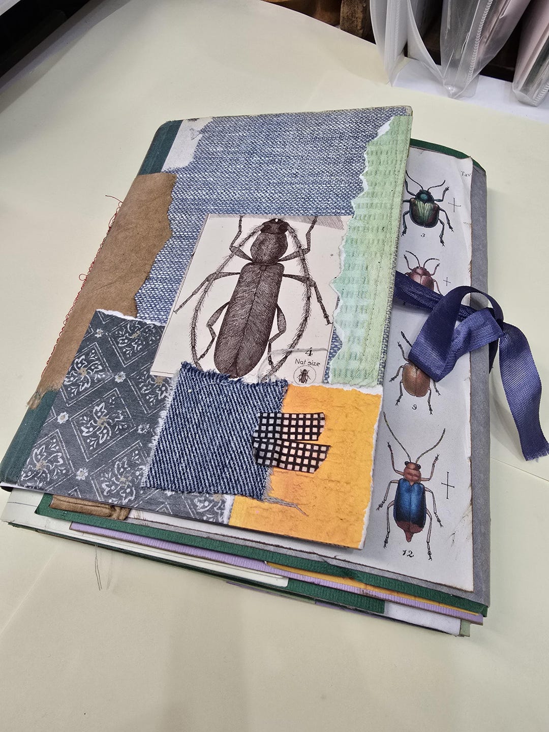 Upcycled Bug Insect Theme Junk Journal Scrapbook or Smash Book Photo ...