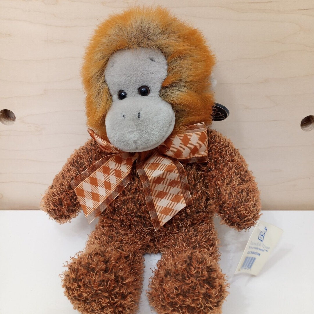 Orangutan Monkey Stuffed Animal Plush Toy With Tags Easter Basket Gift ...
