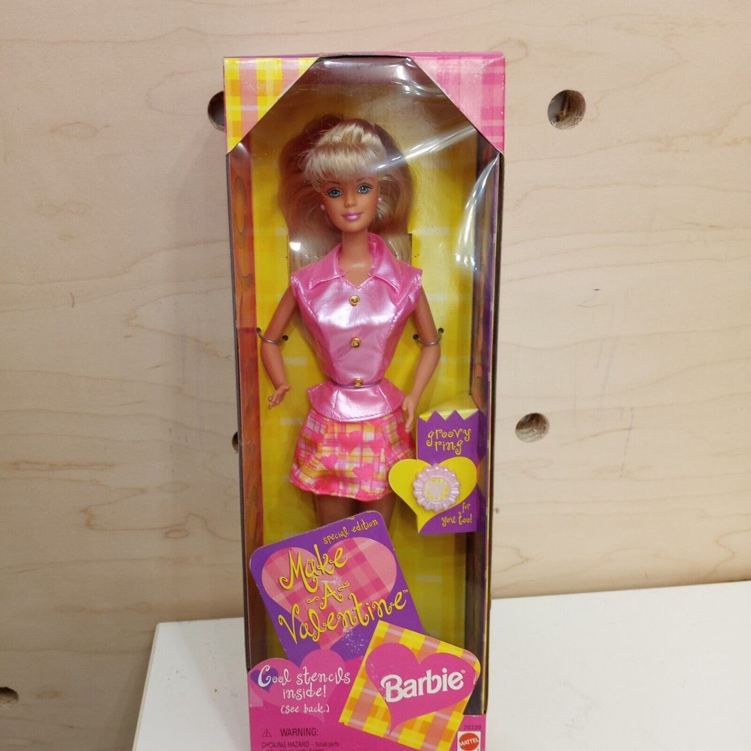 Vintage Make A Valentine Barbie Doll in Box - Etsy