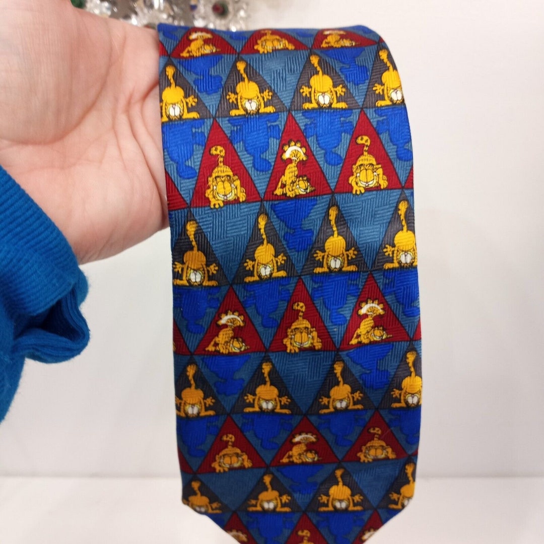 Vintage Garfield Necktie Tie by Keith Daniels Ties Garfield the Cat 80 ...