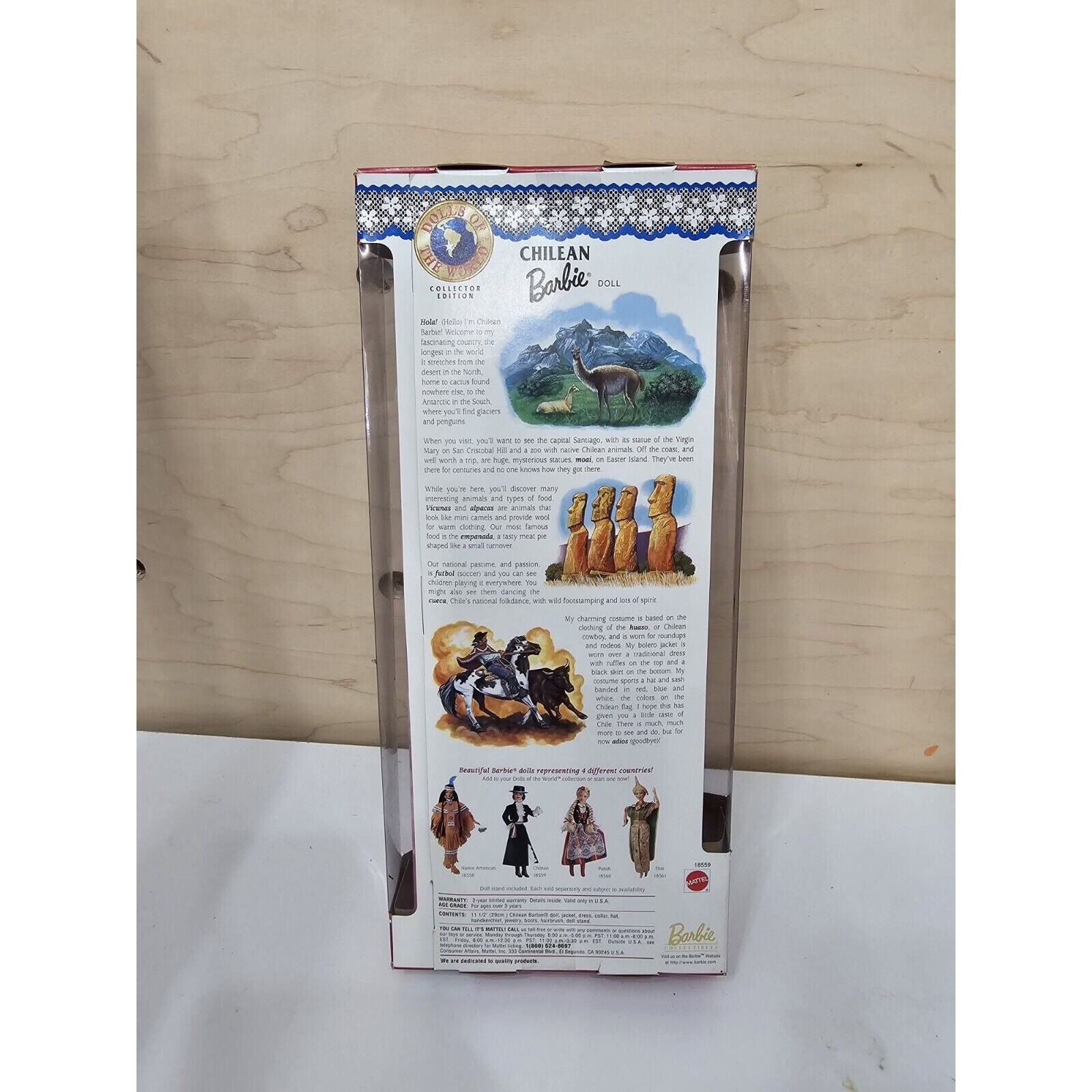 Vintage Chilean Barbie Dolls of World Collector Edition 1997 - Etsy