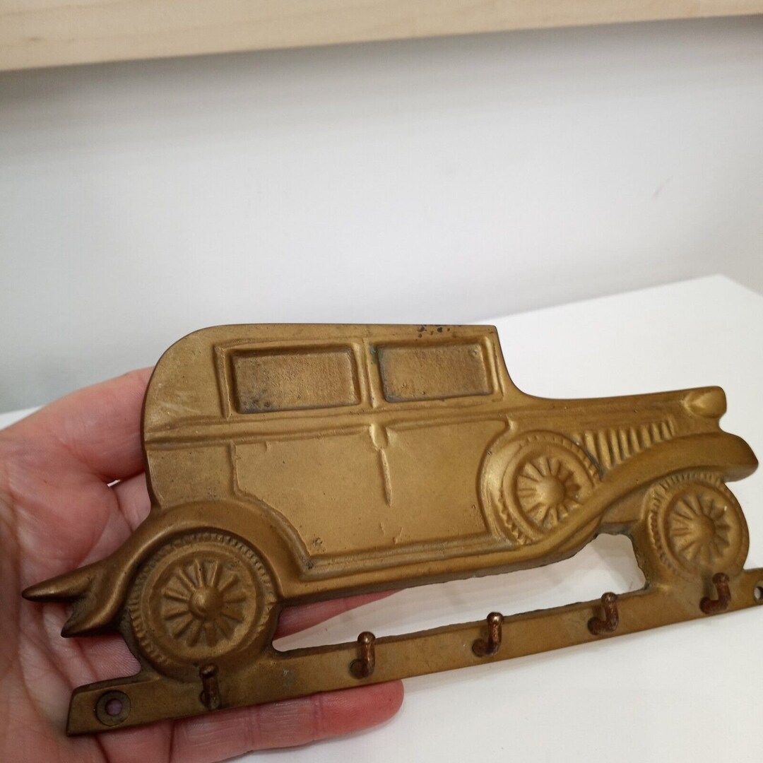 Vintage Penco Car Key Holder. Wall Mount Peg Hook Hanger. Man Cave ...