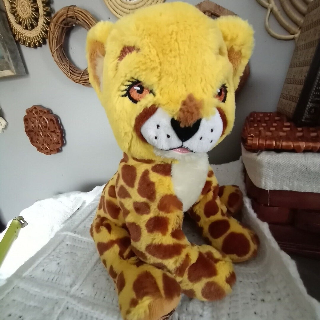 Adorable Cheetah Stuffed Animal Plush Toy. Jungle Zoo Theme - Etsy