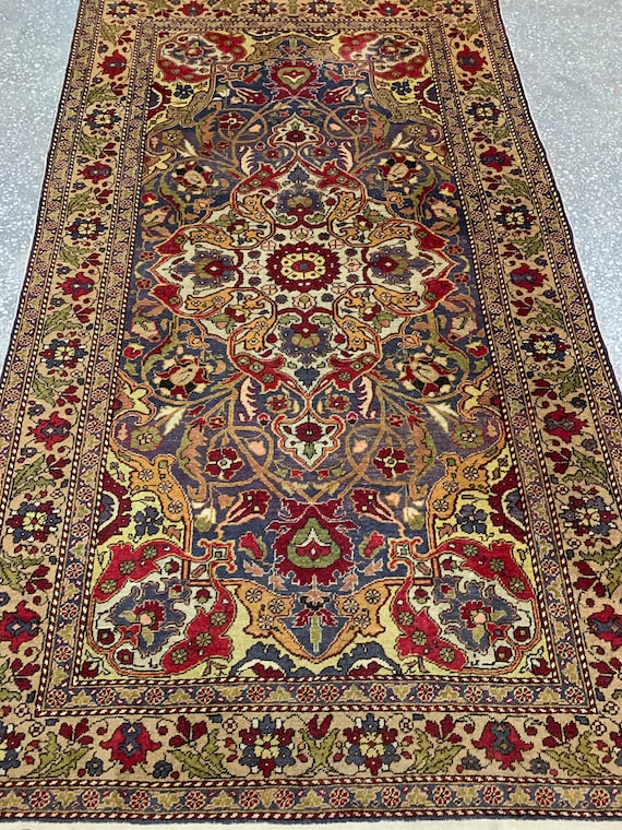 Handmade Vintage Original Gordes Rug With Fabulous Color - Etsy Australia