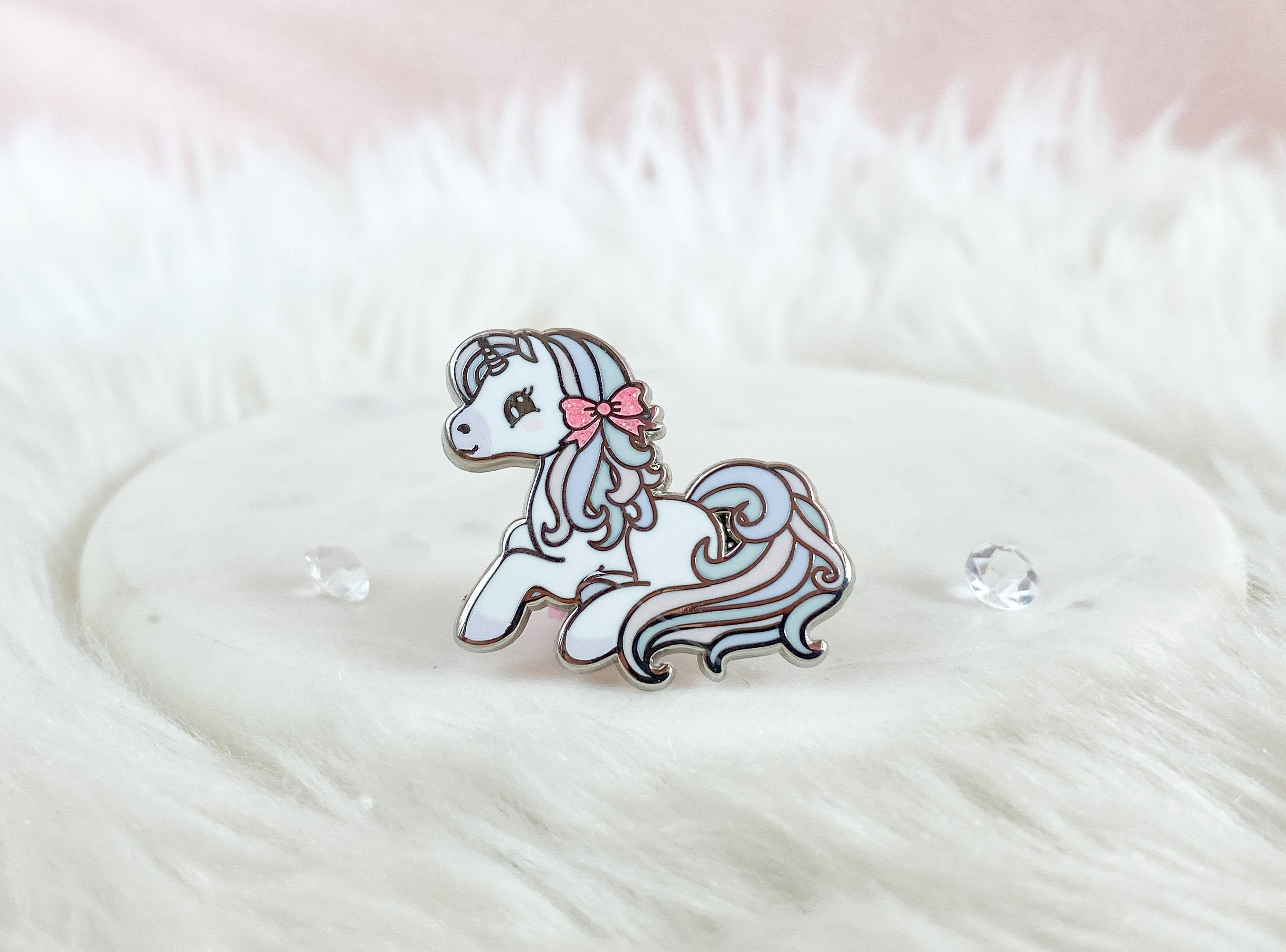 Pastel Unicorn Emaille Pin Hard Emaille Pin - Etsy