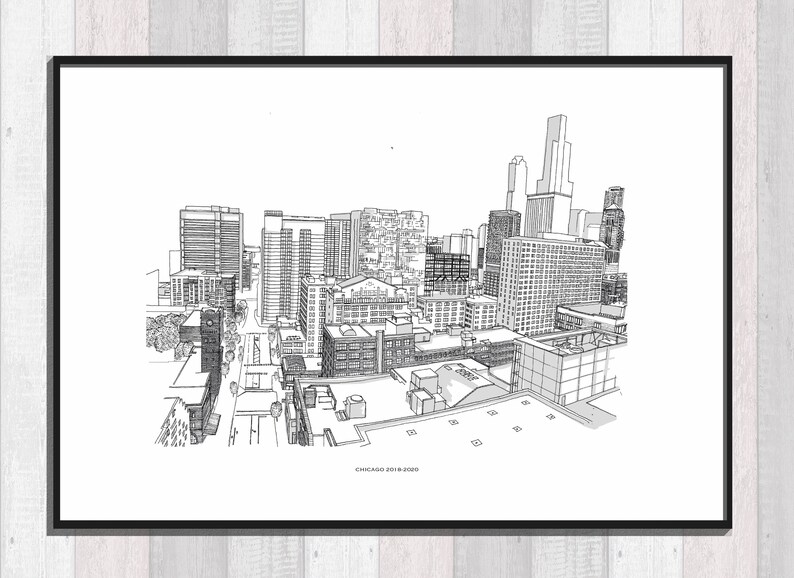 Custom Line Drawing of Street Scenes or Memorable Places. - Etsy