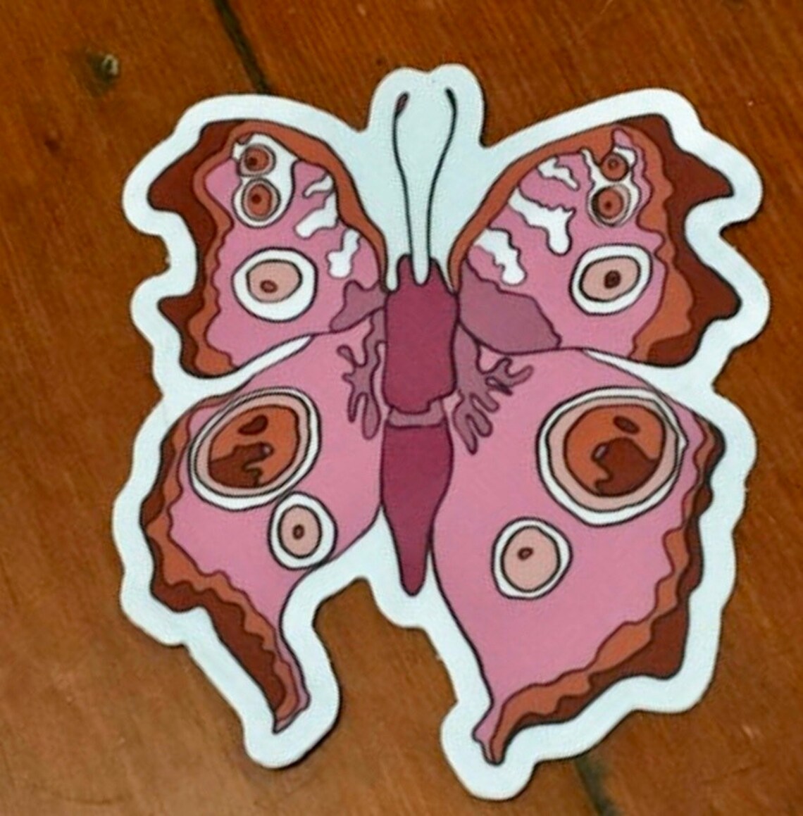 Lesbian Flag Butterfly Sticker Etsy