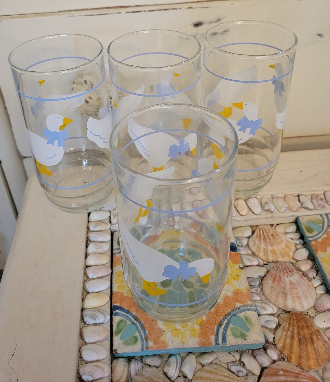 Adorable Vintage Collectable Libby Duck Glasses 4 - Etsy