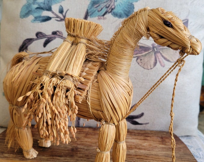 Asian Tribal Art - Mingei Folk Art Straw Horse - Etsy