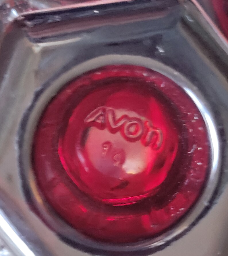 Vintage Avon 1876 Cape Cod Ruby Candy Dish and Sugar Bowl - Etsy