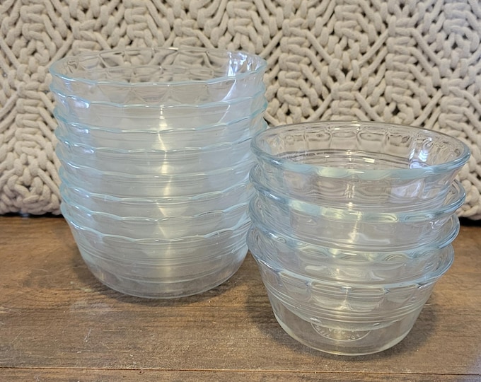 Vintage Pyrex Glass Prep Bowls - 3/4 Cup & 1.25 Cup - Etsy
