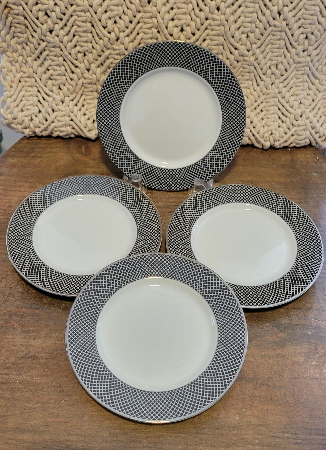 Block Spal Portugal Midnite Pattern Porcelain Salad Plates Set of 4 ...