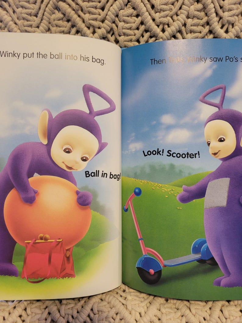 Here Come the Teletubbies Hardcover Book Excellent Condition Vintage ...