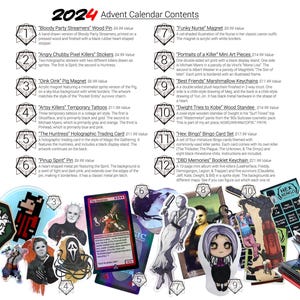 2024 & 2023 DBD Advent Calendar Dead by Daylight Holiday 12-day ...