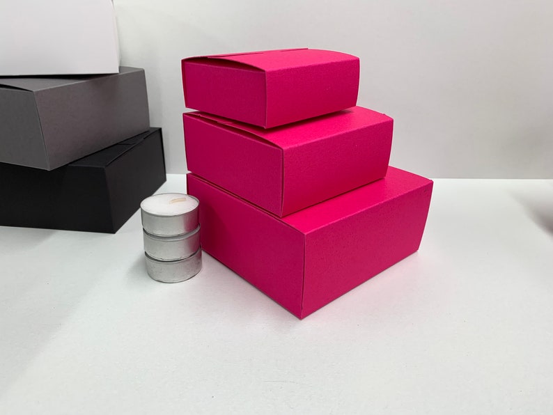 10 X SMALL SQUARE Coloured Gift Boxes Size 8 X 8 X 3cm - Etsy UK