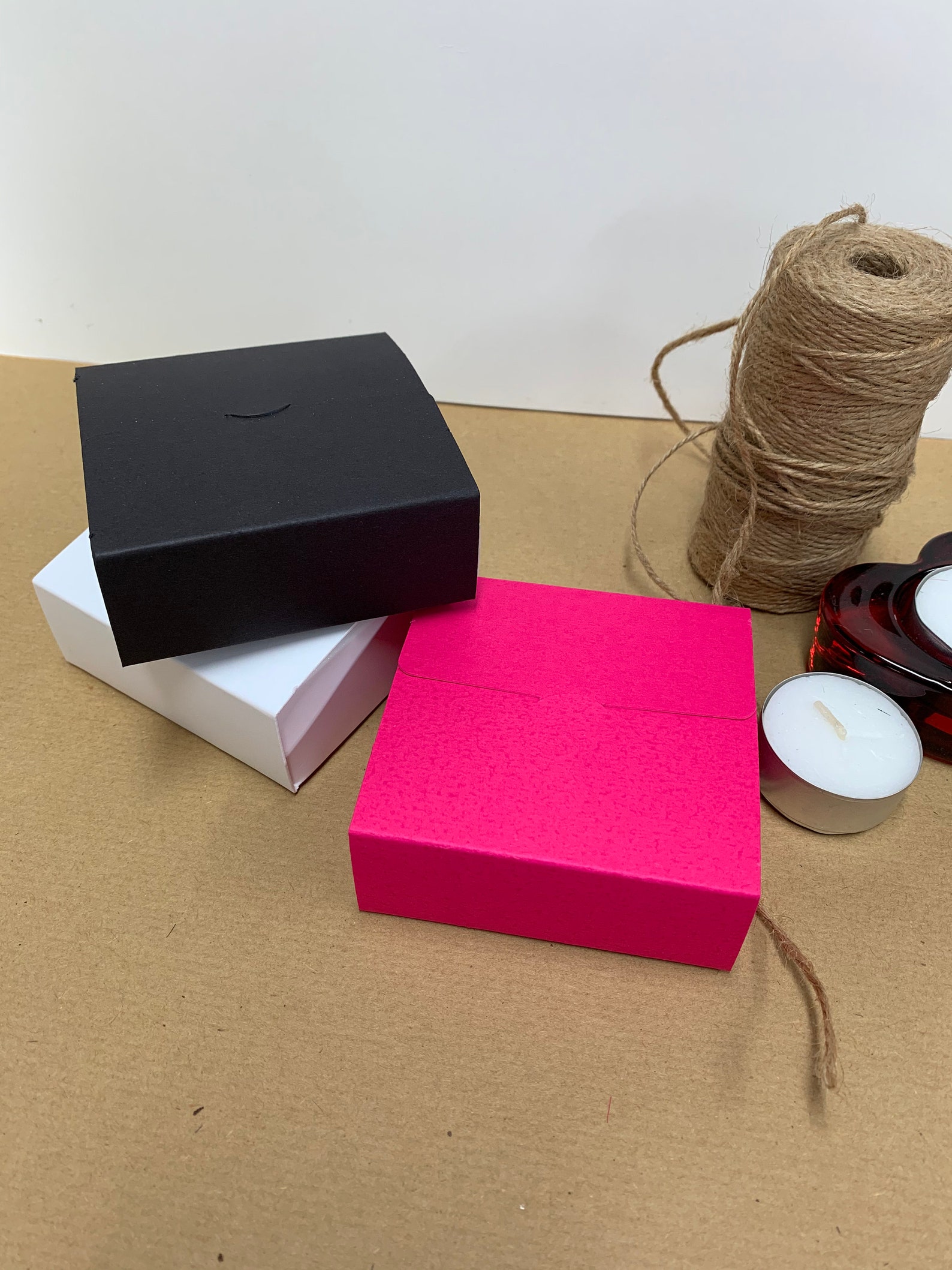 10 X SMALL SQUARE Coloured Gift Boxes Size 8 X 8 X 3cm - Etsy UK