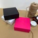 10 X SMALL SQUARE Coloured Gift Boxes Size 8 X 8 X 3cm Packaging Boxes ...