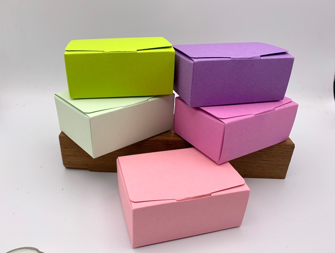 10 X SMALL RECTANGLE Gift Boxes Size 8.5cm X 6 X 3.5cm Biscuit, Cookies ...