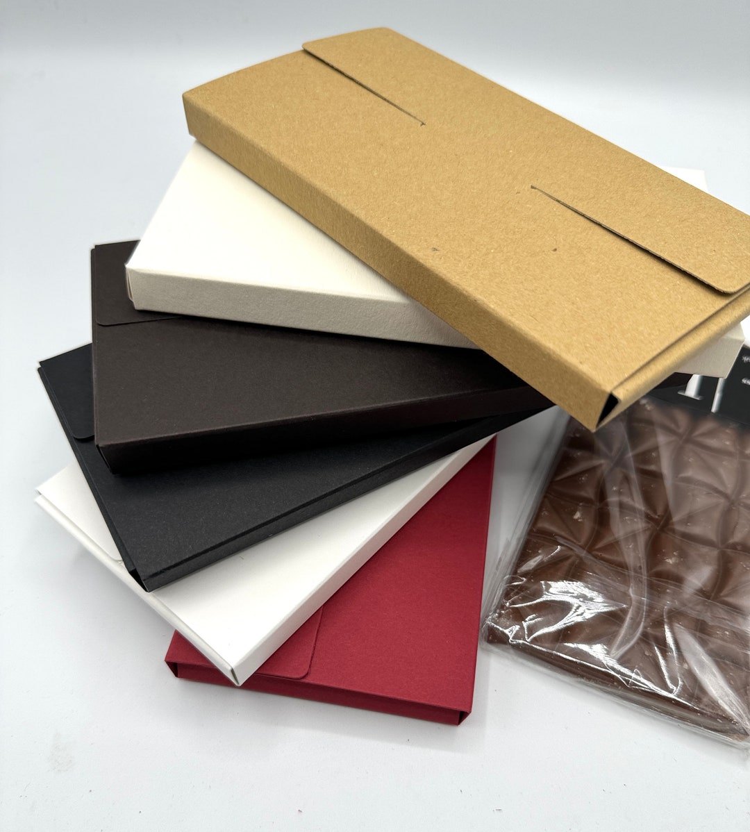 10 X BAR WRAPPER/BOX | Size 158 X 78 X 12mm | Chocolate Bar or Slim Wax ...