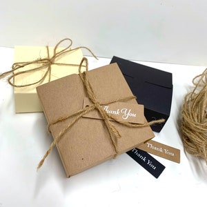 10 X SMALL SQUARE Coloured Gift Boxes Size 8 X 8 X 3cm Packaging Boxes ...