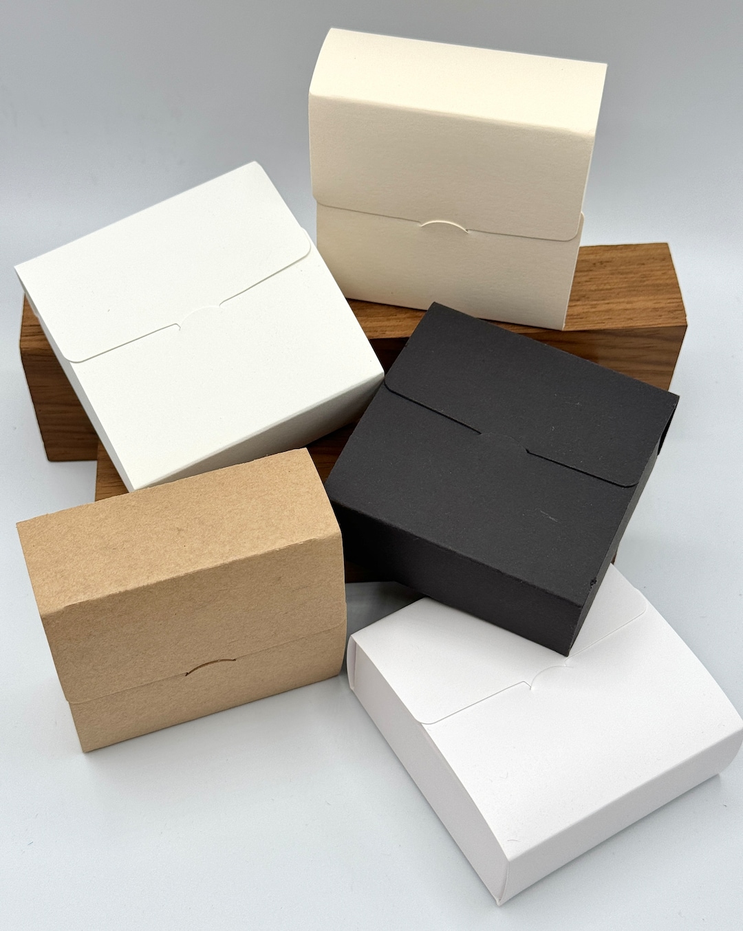10 X SMALL SQUARE Coloured Gift Boxes - Size 8 X 8 X 3cm | Packaging ...