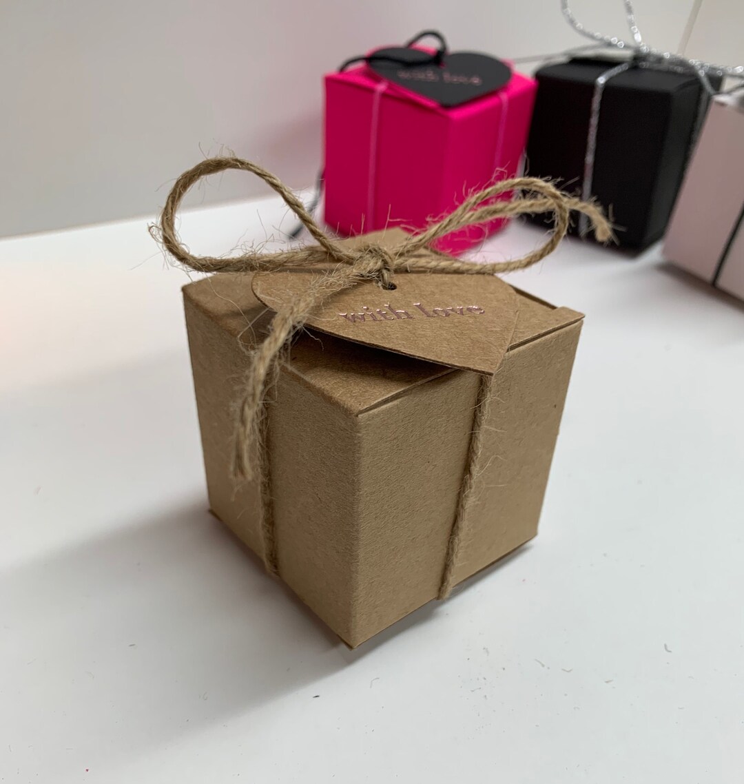 5cm CUBE BOXES (pack of 10) | Table Setting Box | Favour Boxes ...