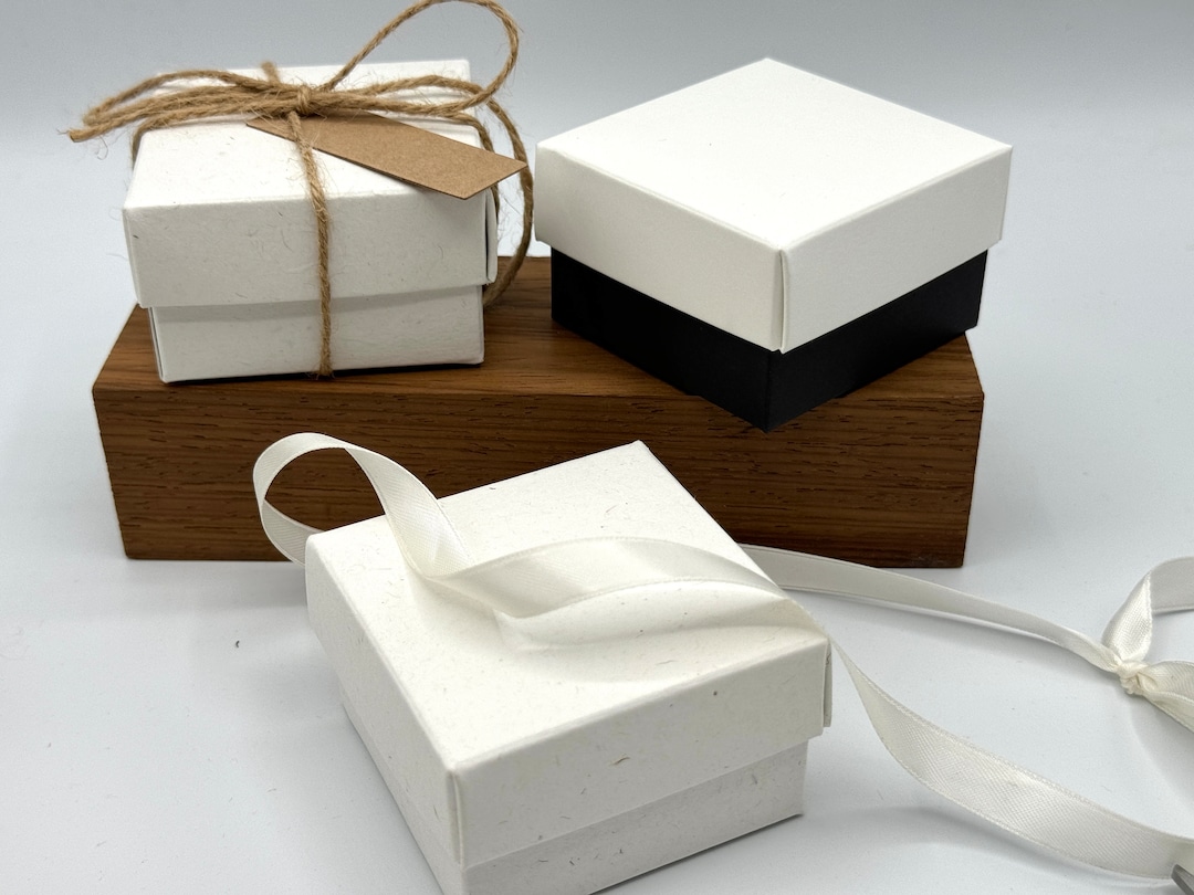 10 X Small Square Gift Box With Lid - 2 SIZE OPTIONS | Wedding Favours ...