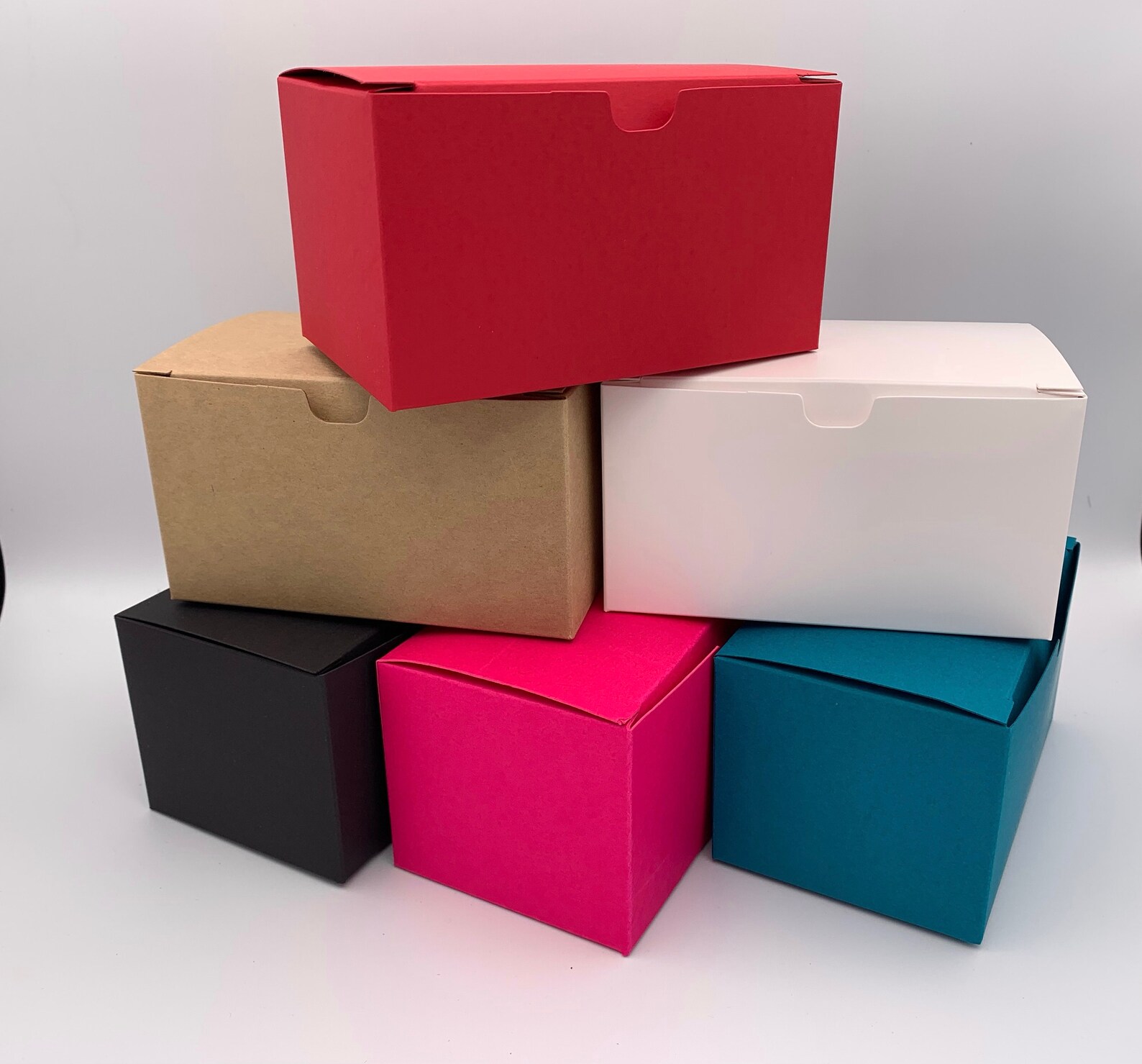 LARGE RECTANGLE Coloured Gift Boxes Wedding Gift Favour Box - Etsy