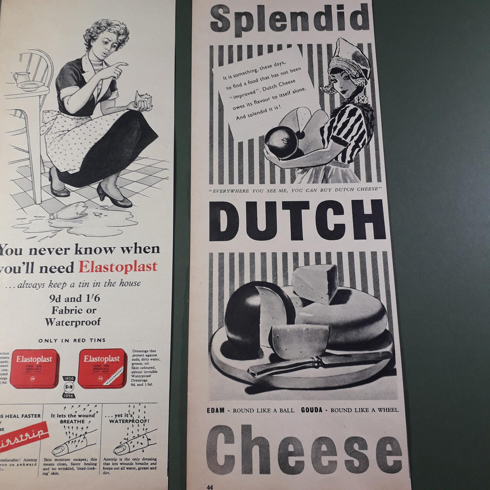1953 Three Vintage 1950s Original Paper Magazine Adverts Mid Century ...