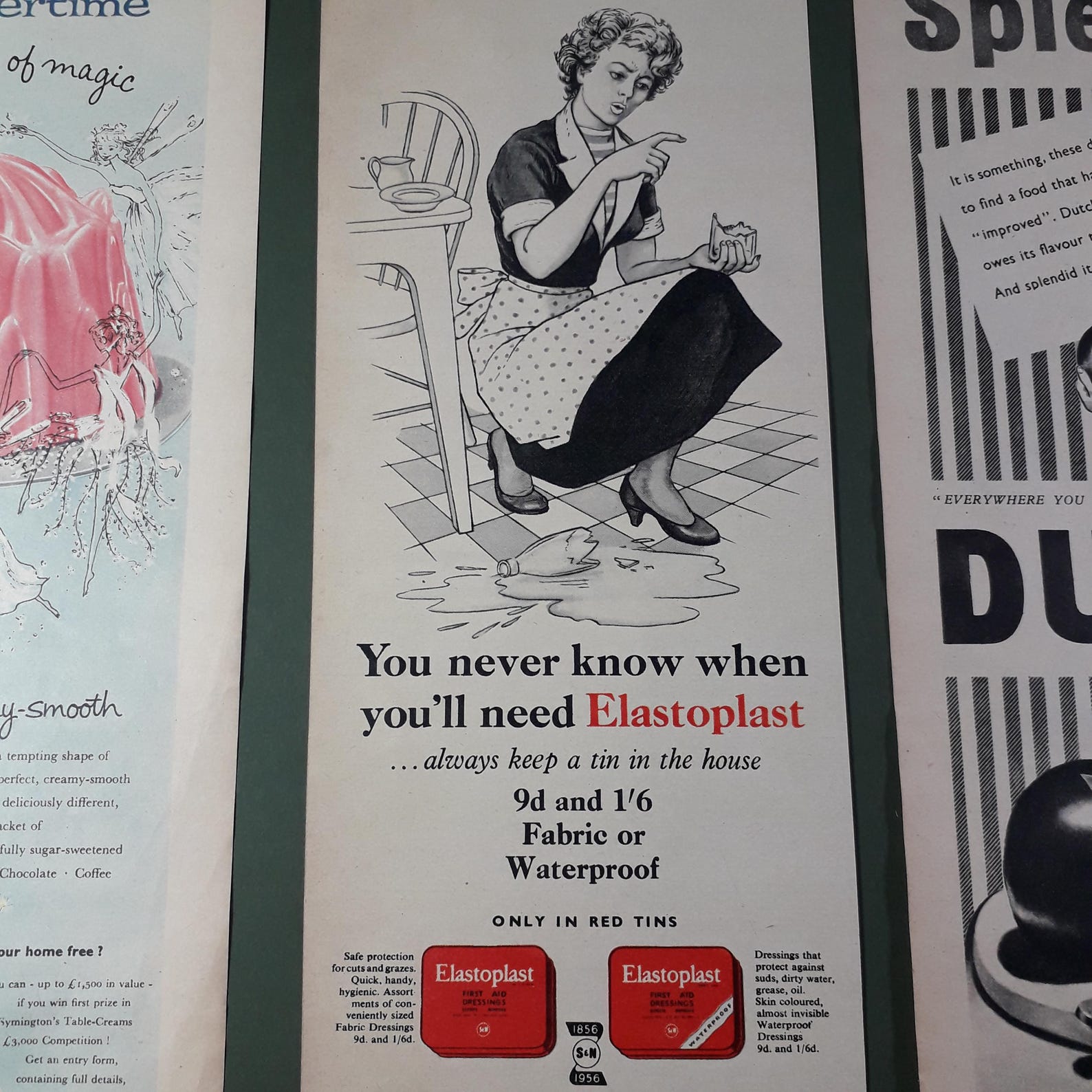 1953 Three Vintage 1950s Original Paper Magazine Adverts Mid Century ...