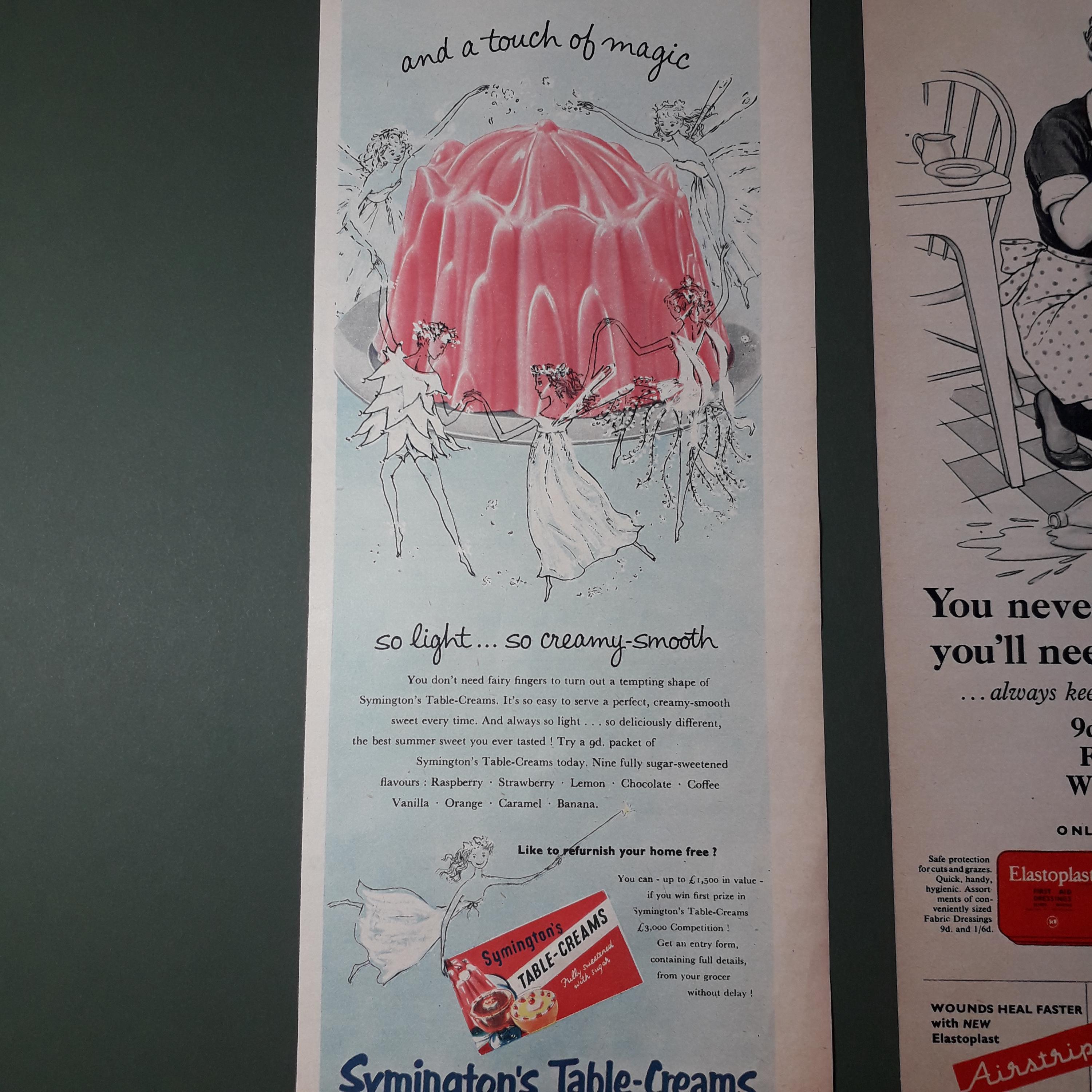 1953 Three Vintage 1950s Original Paper Magazine Adverts Mid Century ...