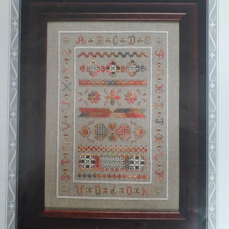 Painted Alphabet Sampler Pattern Instructions - Etsy