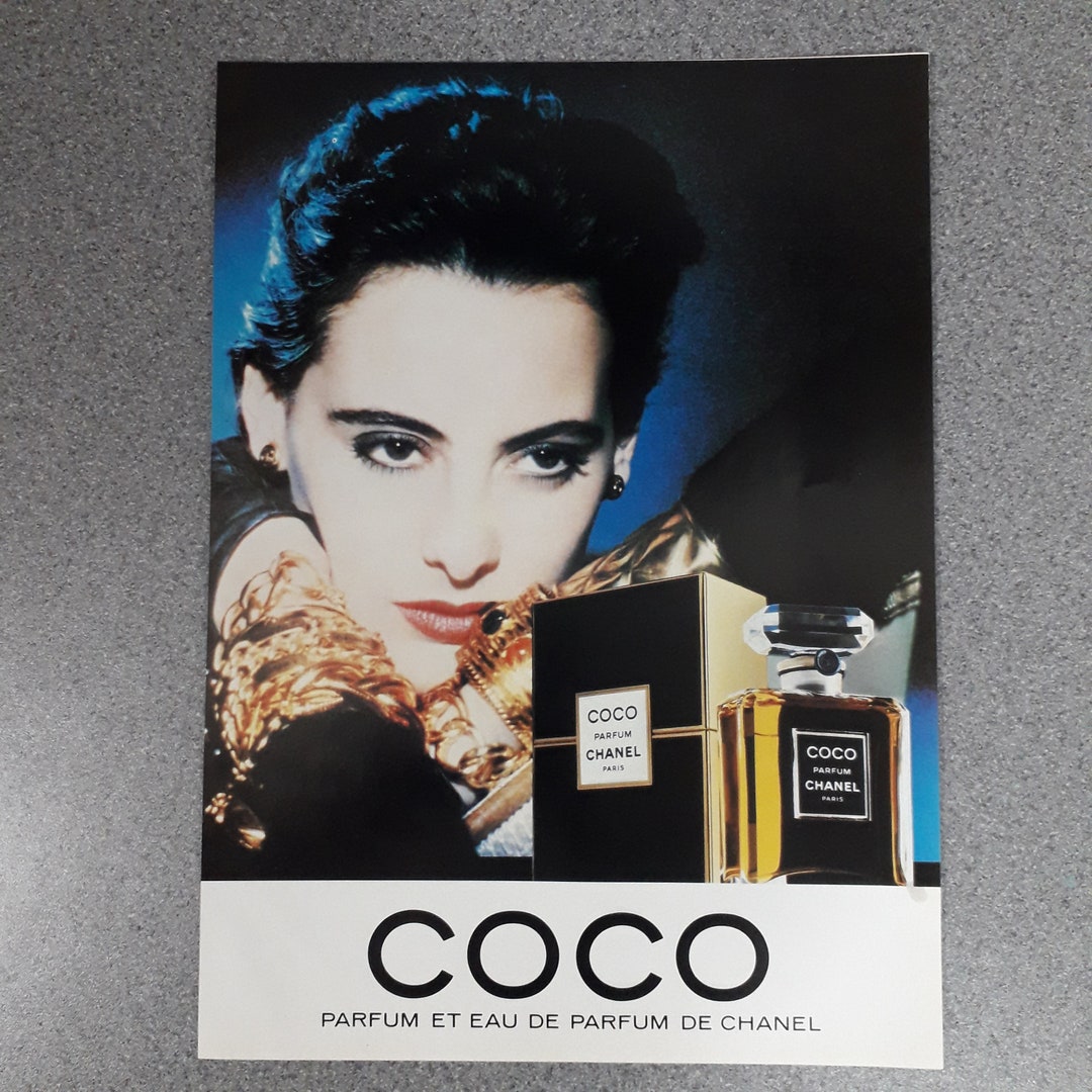 Coco Chanel Perfume 1987 Original Paper Magazine Advert - Etsy